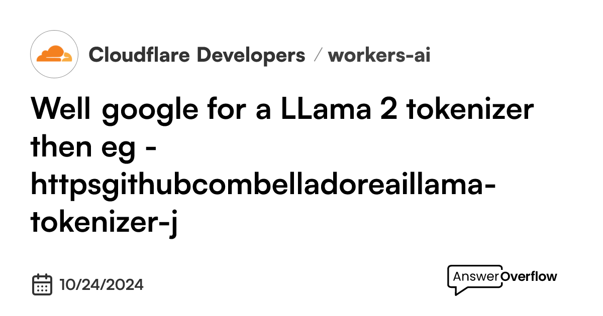 Well, google for a LLama 2 tokenizer then, e.g. -> https://github.com/belladoreai/llama ...