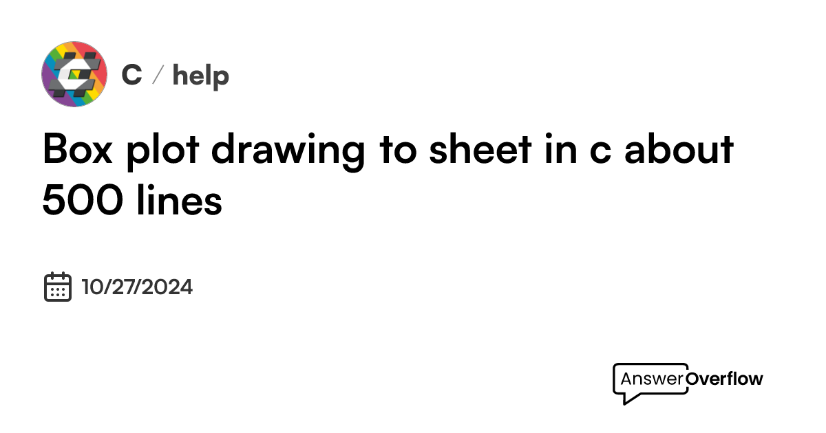 Box plot drawing to sheet in c# (about 500 lines) - C#