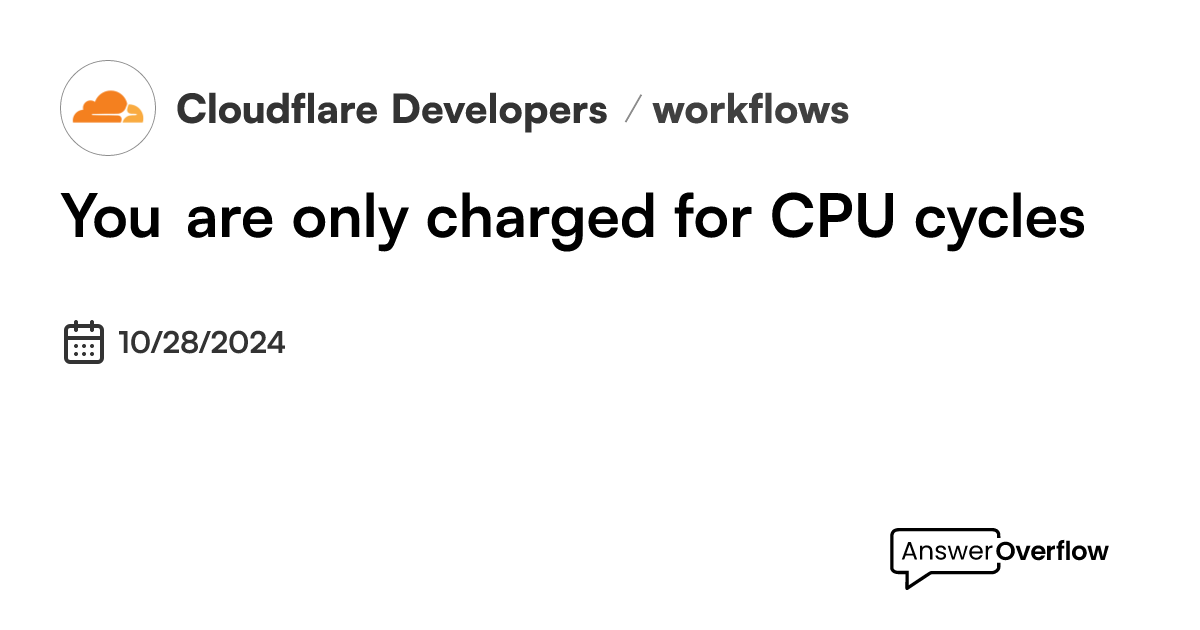 You are only charged for CPU cycles **not wall time** - about the invocations, it depends on how ...