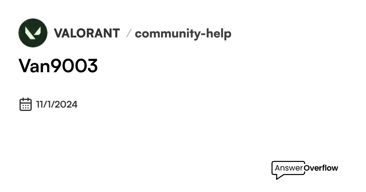 Van9003 - VALORANT