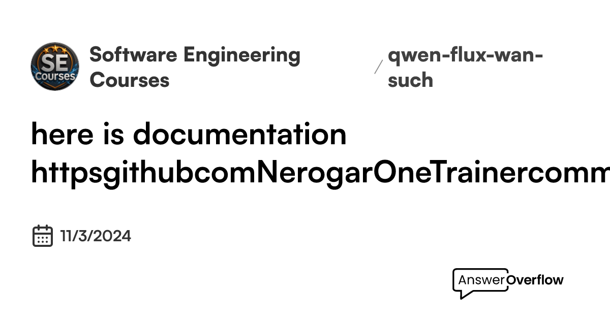 here is documentation: https://github.com/Nerogar/OneTrainer/commit ...