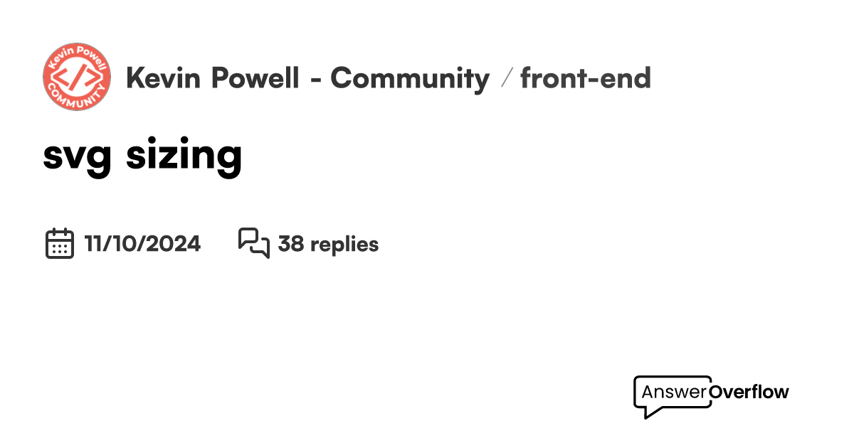svg sizing - Kevin Powell - Community