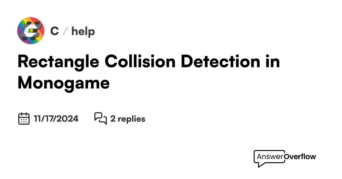 Rectangle Collision Detection in Monogame - C#