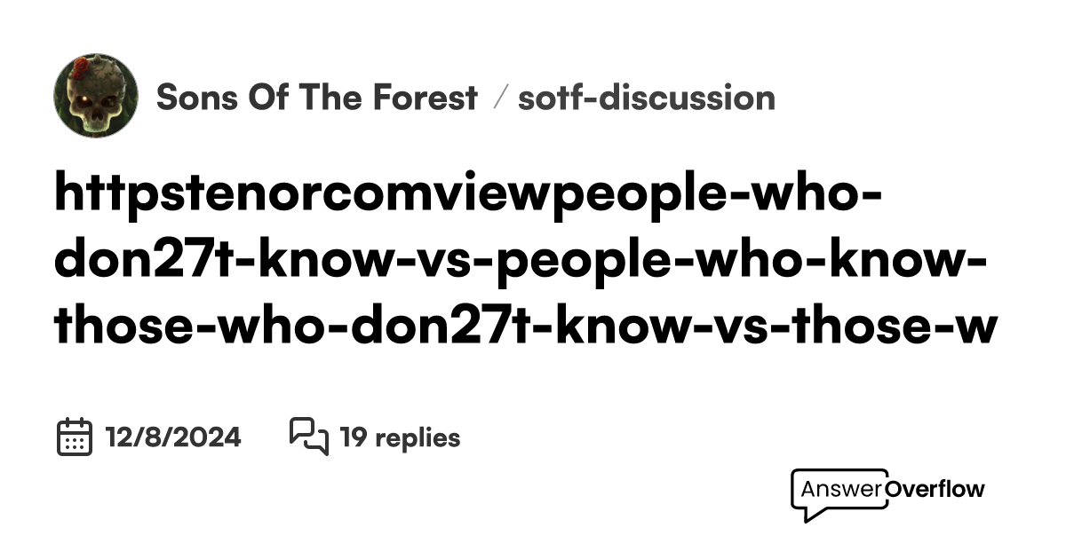 https://tenor.com/view/people-who-don%27t-know-vs-people-who-know-those ...