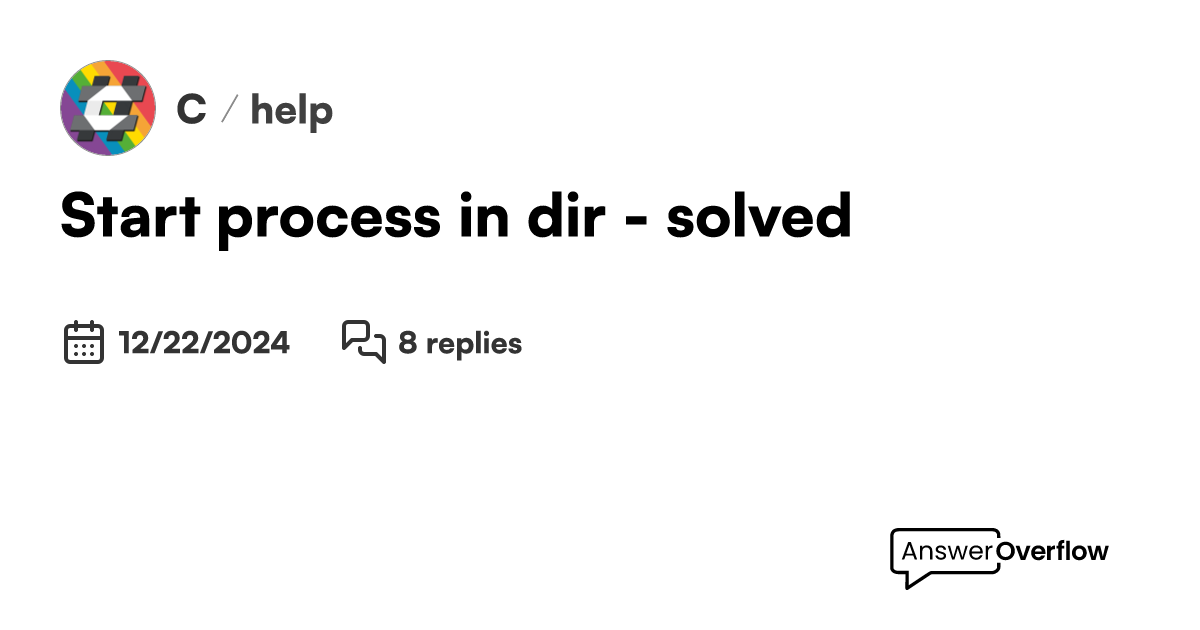 Start process in dir - solved - C#
