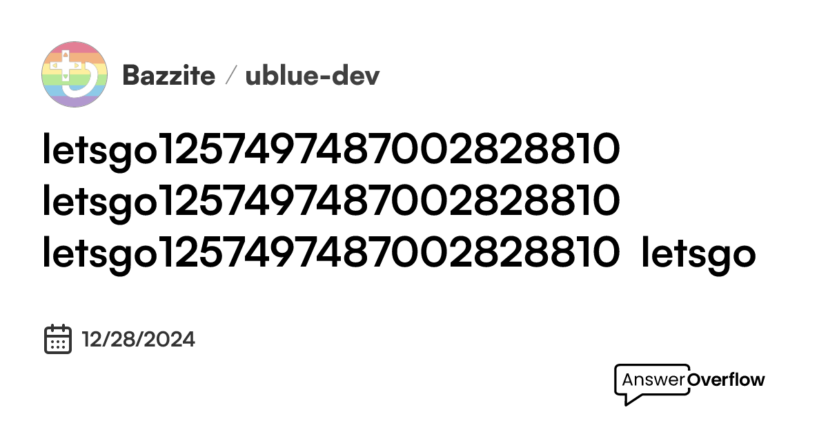 :letsgo: :letsgo: :letsgo: :letsgo: :letsgo: - Universal Blue