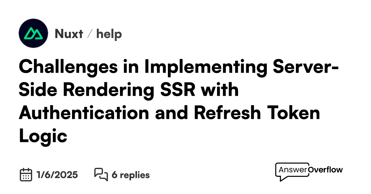 Challenges In Implementing Server Side Rendering Ssr With