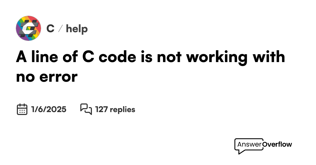 A line of C# code is not working with no error - C#