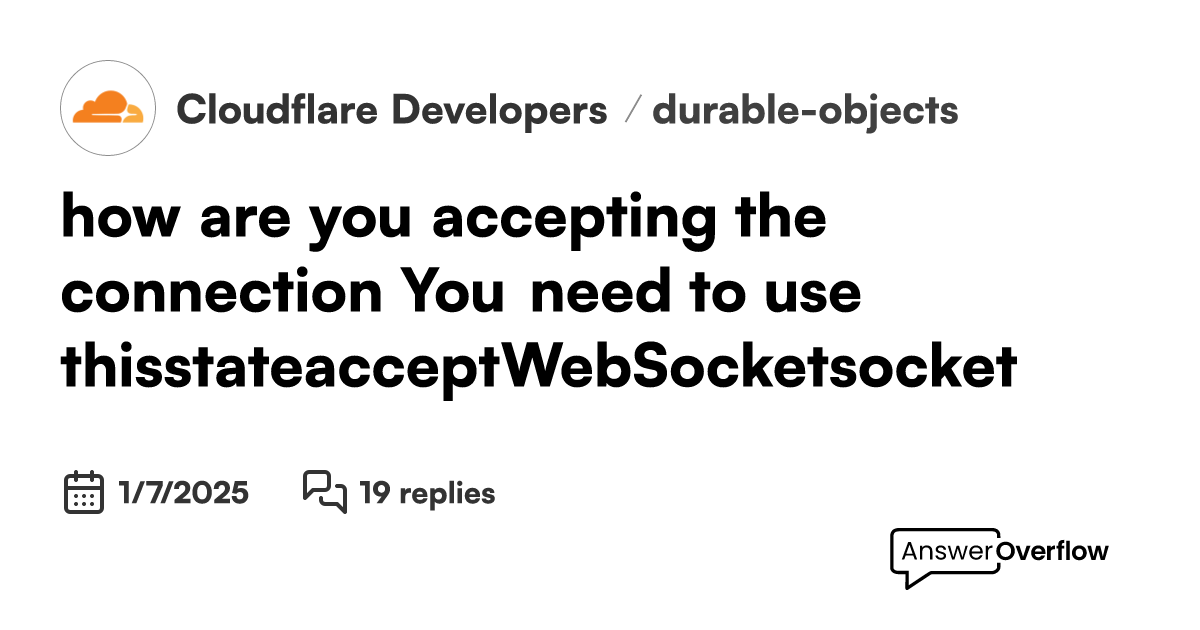 how are you accepting the connection? You need to use `this.state.acceptWebSocket(socket ...