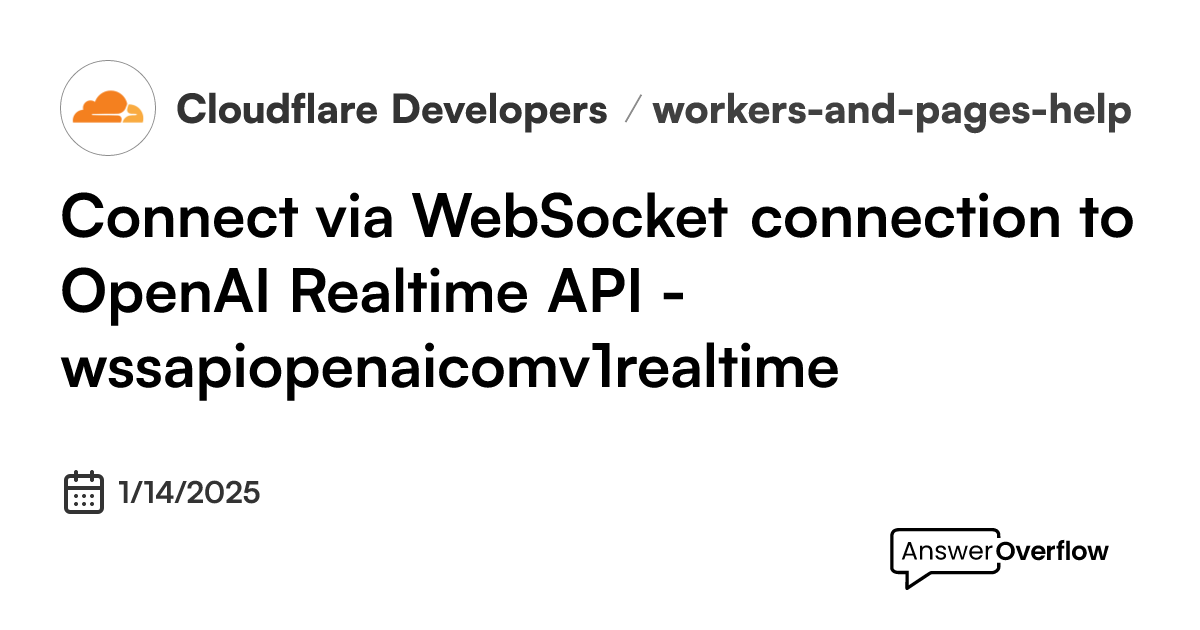 Connect via WebSocket connection to OpenAI Realtime API - wss://api.openai.com/v1/realtime ...