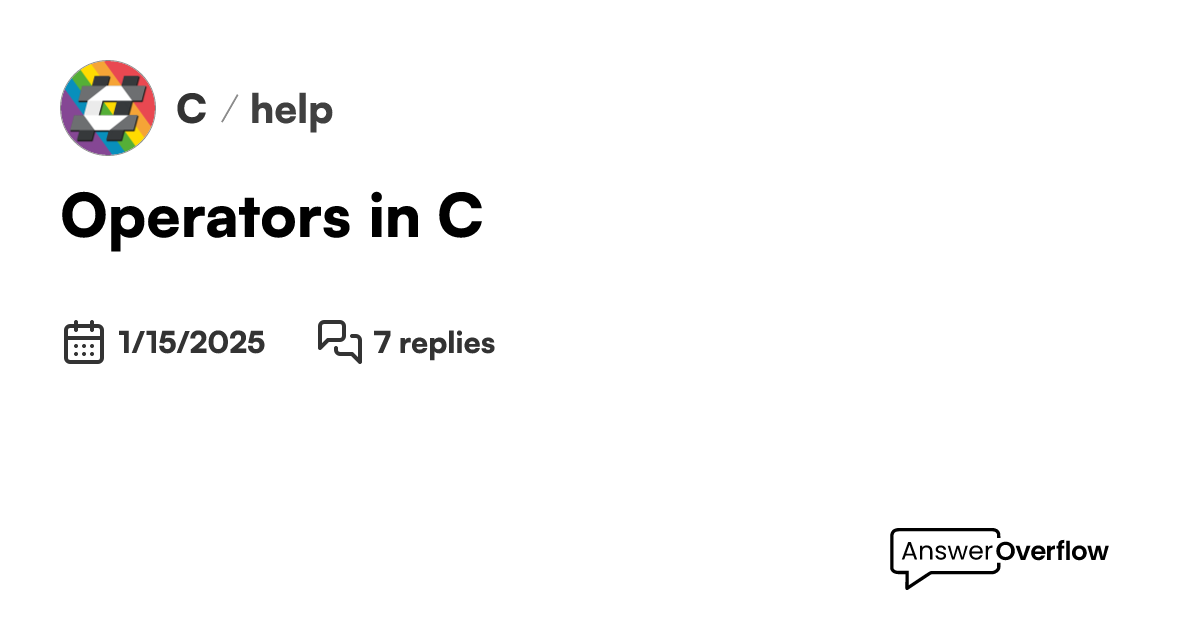 Operators in C# - C#