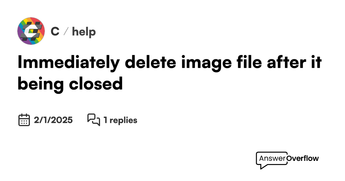 Immediately delete image file after it being closed - C#