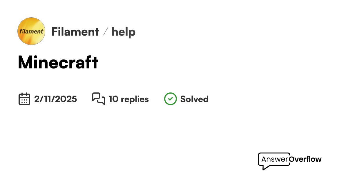 Minecraft - Filament
