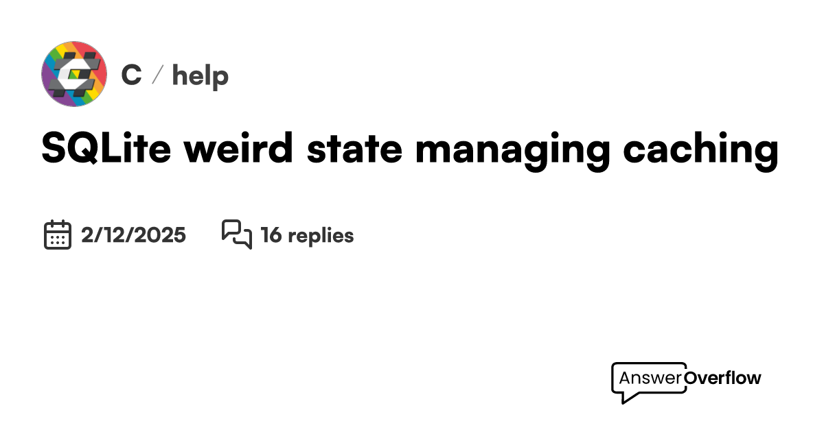 SQLite weird state managing / caching - C#