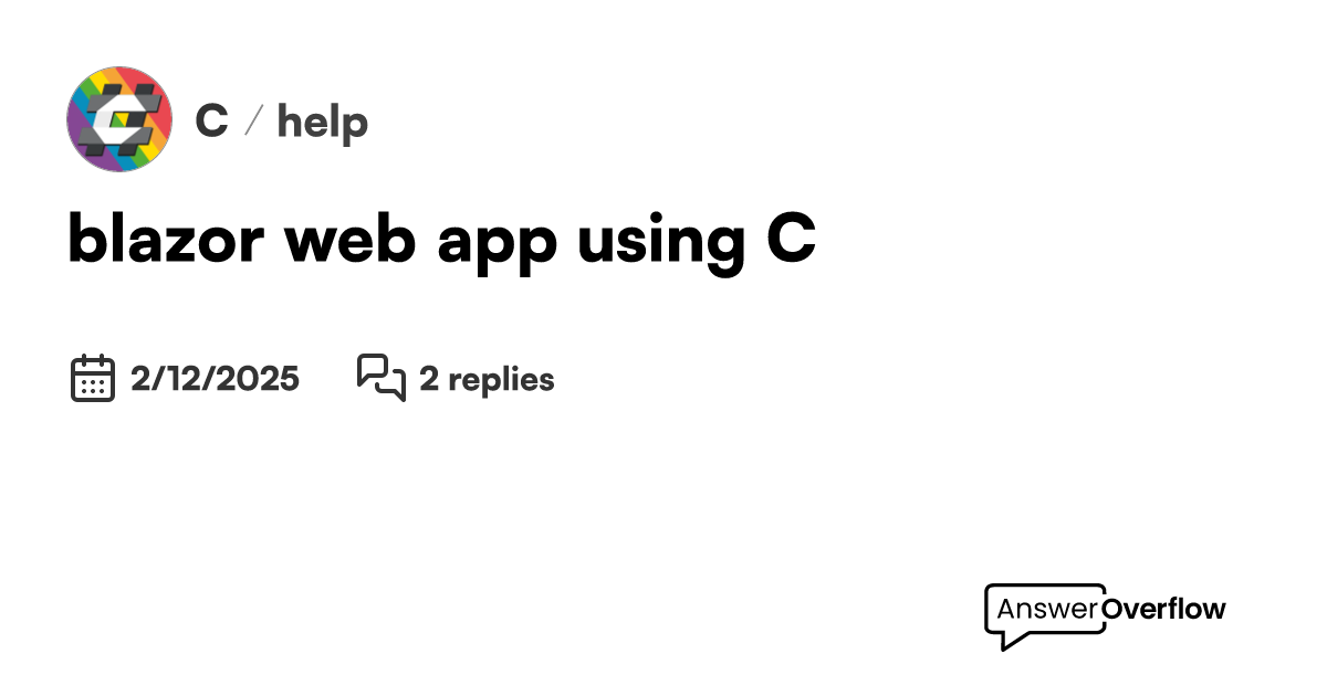 blazor web app using C# - C#