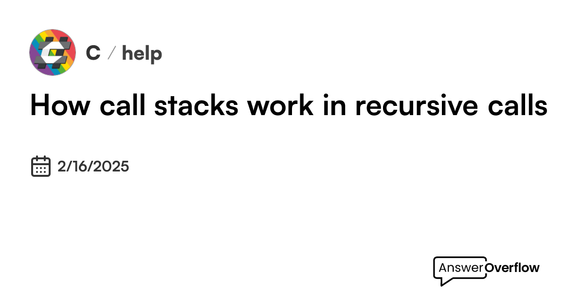 How call stacks work in recursive calls - C#