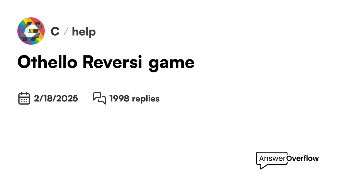 Othello Reversi game - C#