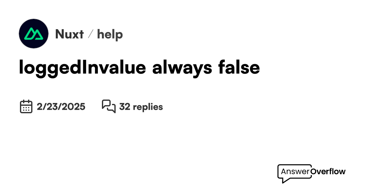 loggedIn.value always false - Nuxt