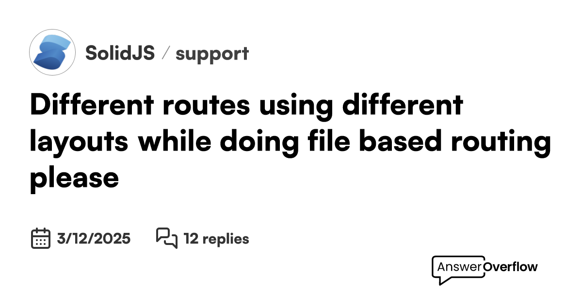 Different routes using different layouts, while doing file based ...