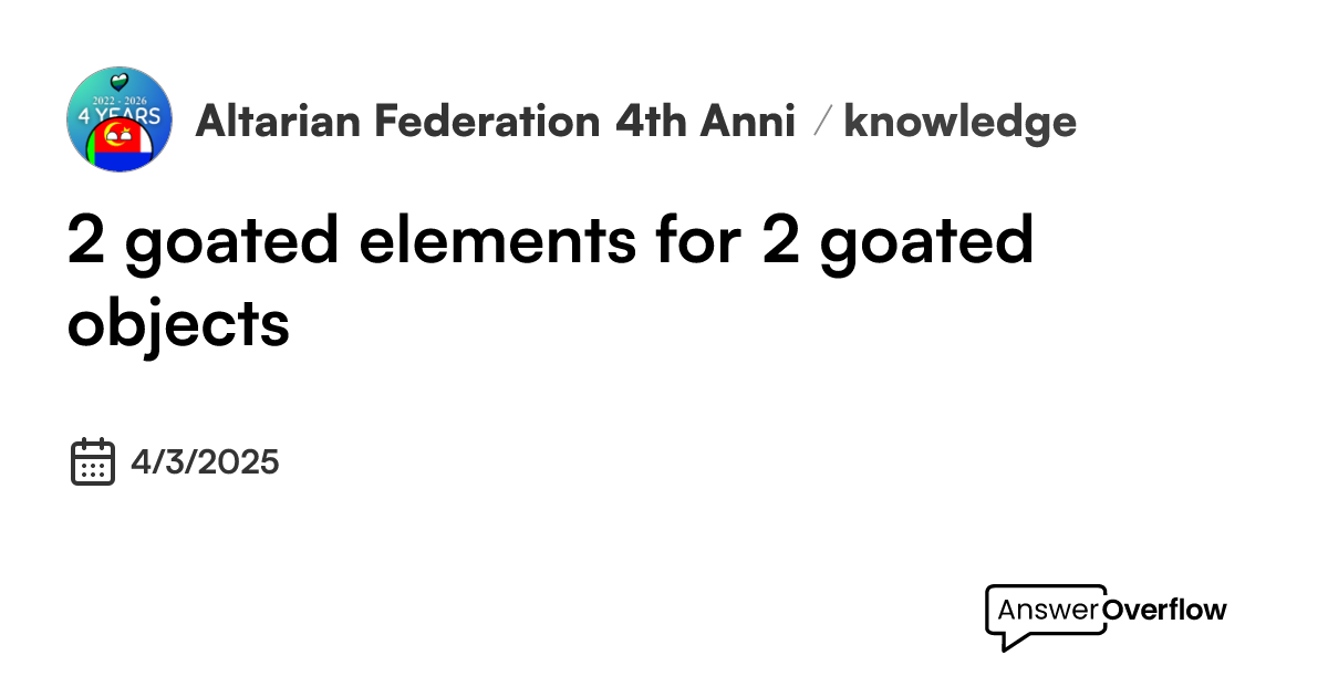 2 goated elements for 2 goated objects - Countryballs Universe Union