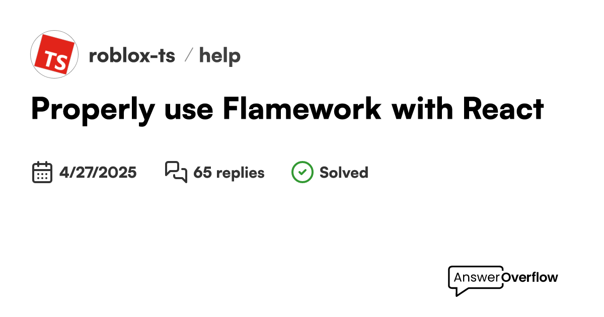 Properly use Flamework with React - roblox-ts
