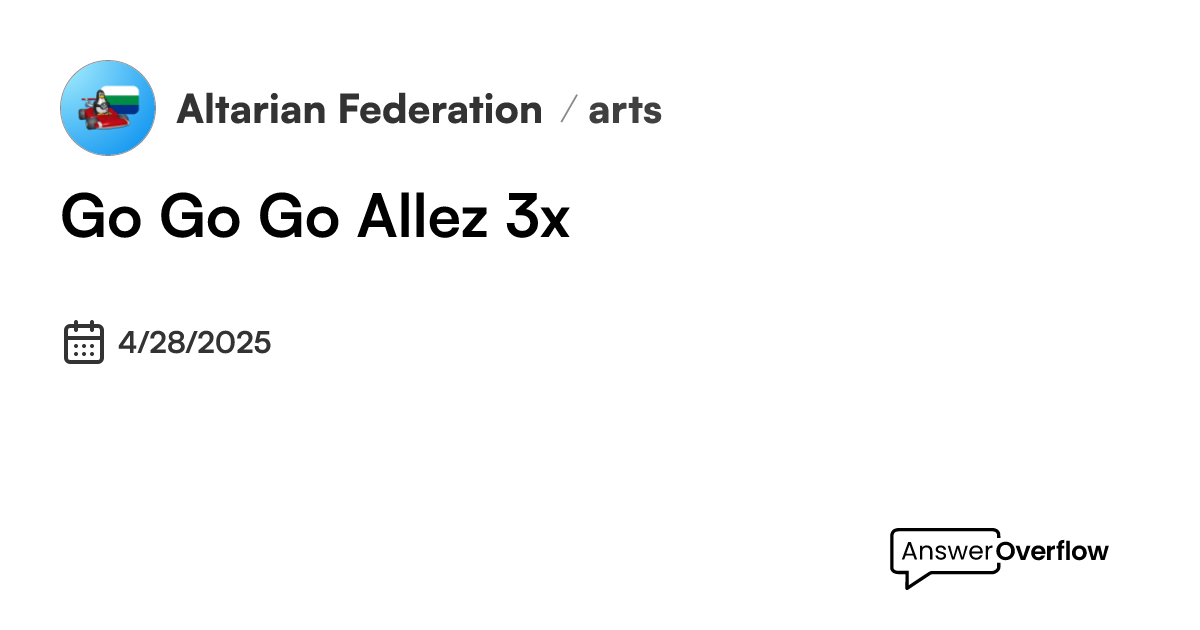 Go, Go, Go, Allez (3x)! - Countryballs Universe Union