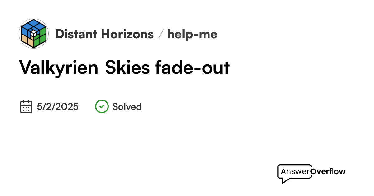 Valkyrien Skies fade-out - Distant Horizons