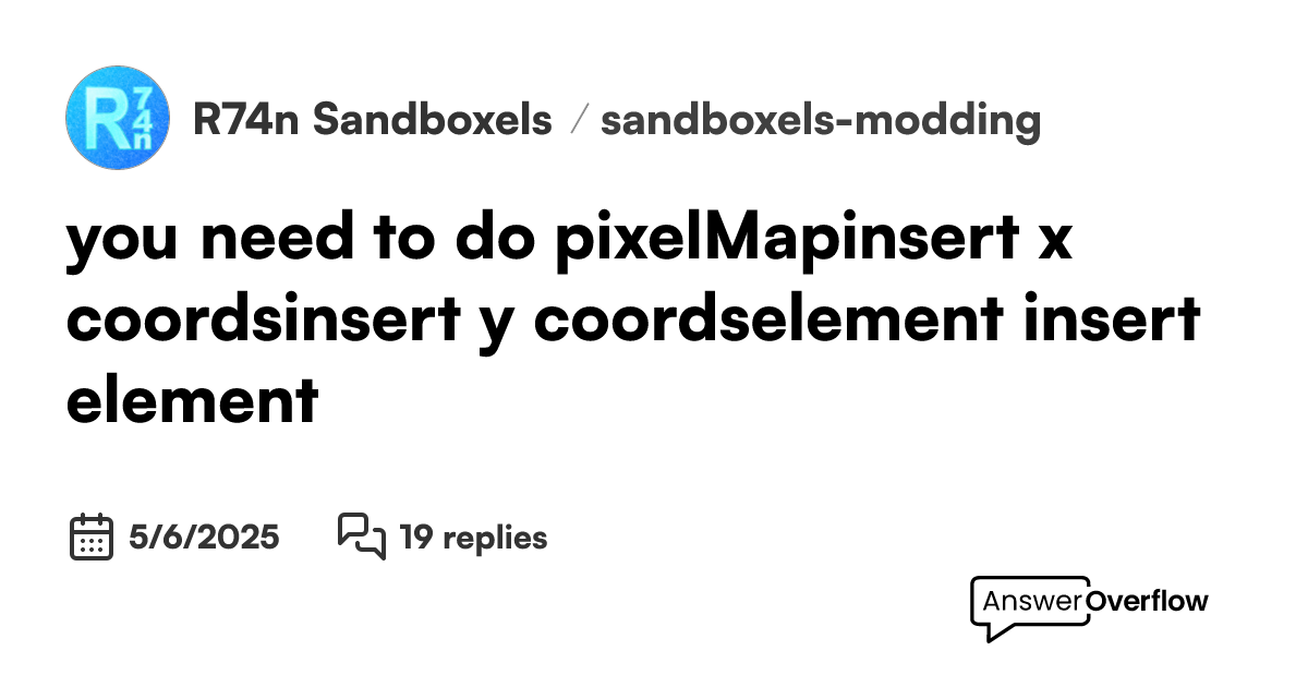 you need to do `pixelMap[insert x coords][insert y coords].element === “insert element”` - 🚨 ...