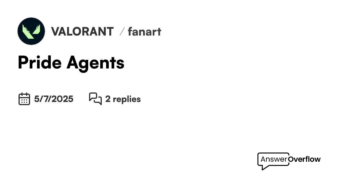 Pride Agents! - VALORANT