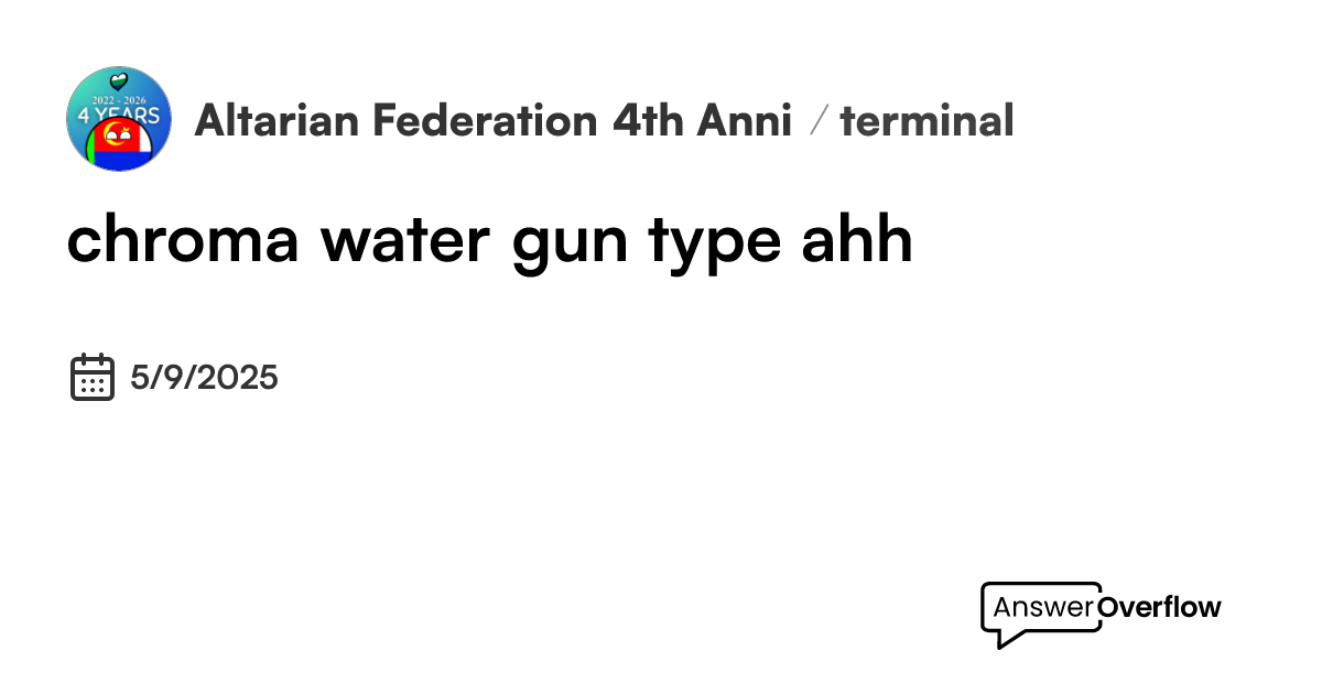 chroma water gun type ahh - Countryballs Universe Union