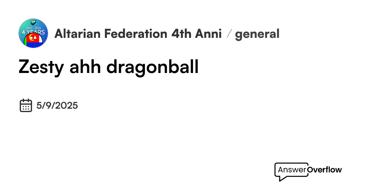 Zesty ahh dragonball 😭🙏 - Countryballs Universe Union