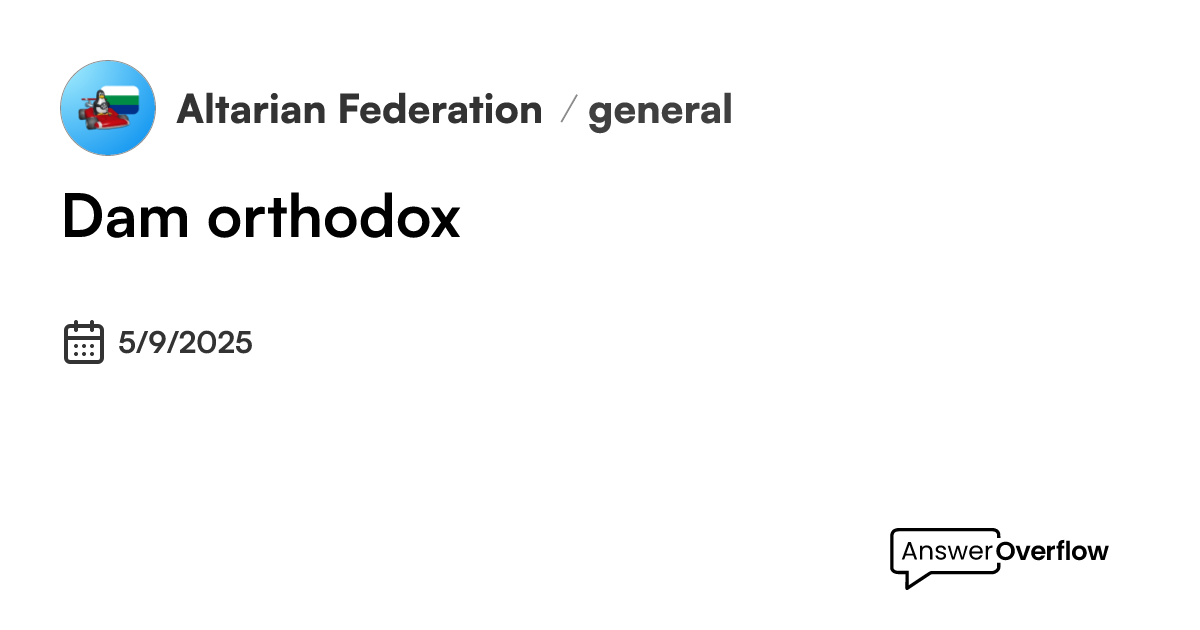 Dam orthodox? - Countryballs Universe Union