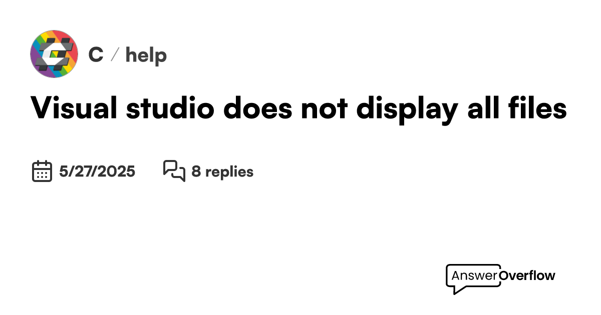 Visual studio does not display all files - C#