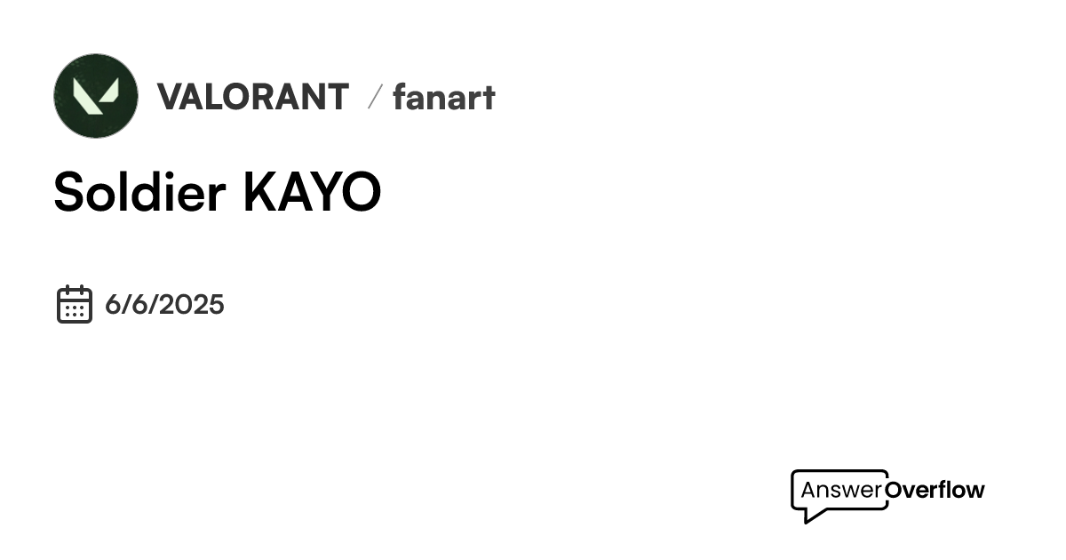 Soldier KAY/O - VALORANT