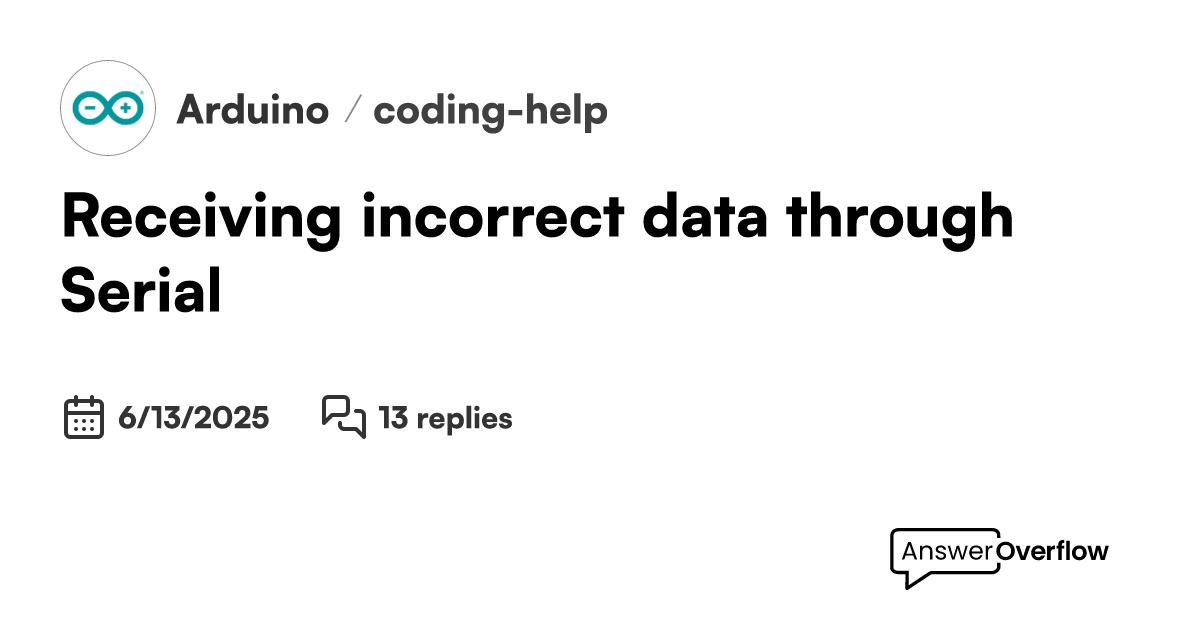 Receiving incorrect data through Serial - Arduino