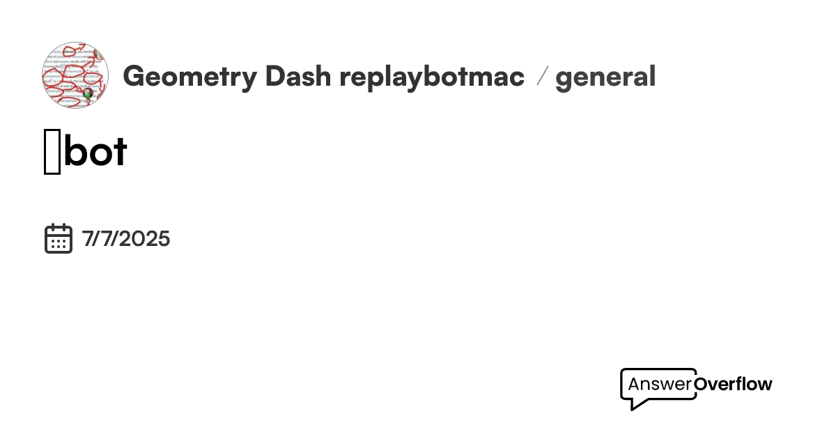 ծbot - Geometry Dash /replay/bot/macro/TAS tools list