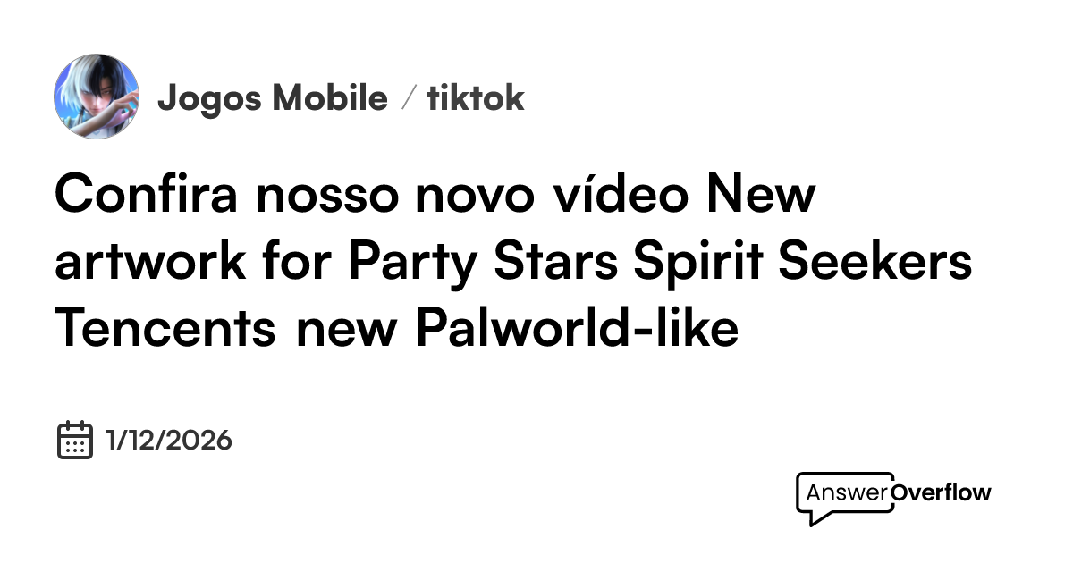 Confira nosso novo vídeo **New artwork for Party Stars: Spirit Seekers ...