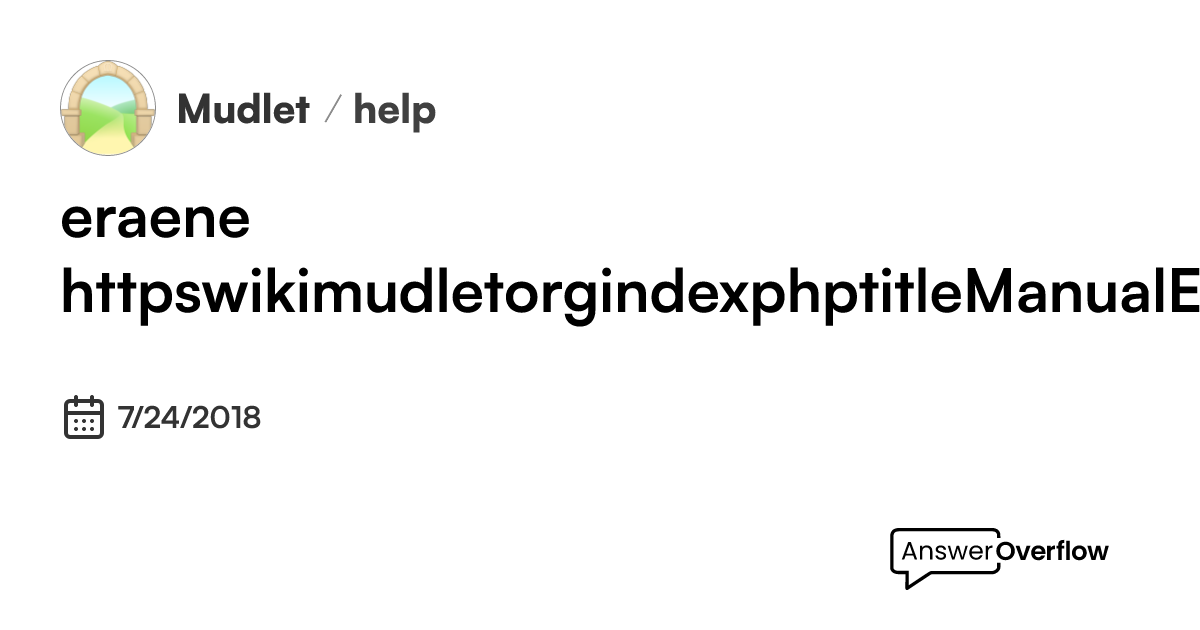 @eraene https://wiki.mudlet.org/index.php?title=Manual:Editor&action=edit§ion=T-1 - Mudlet