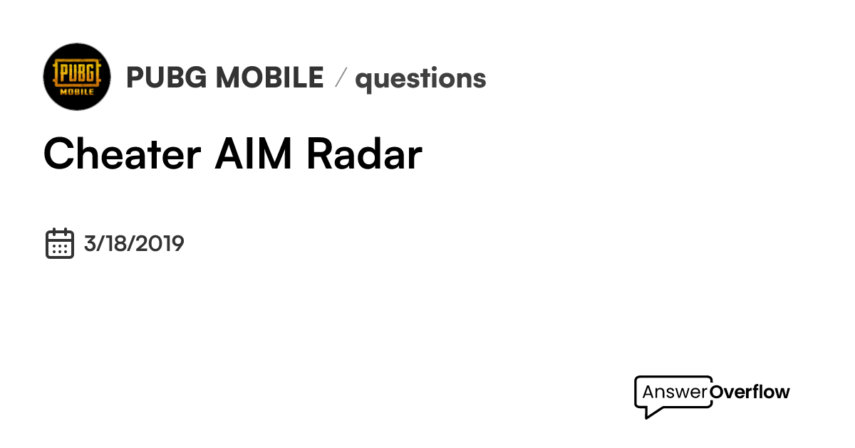 Cheater. AIM. Radar - PUBG MOBILE