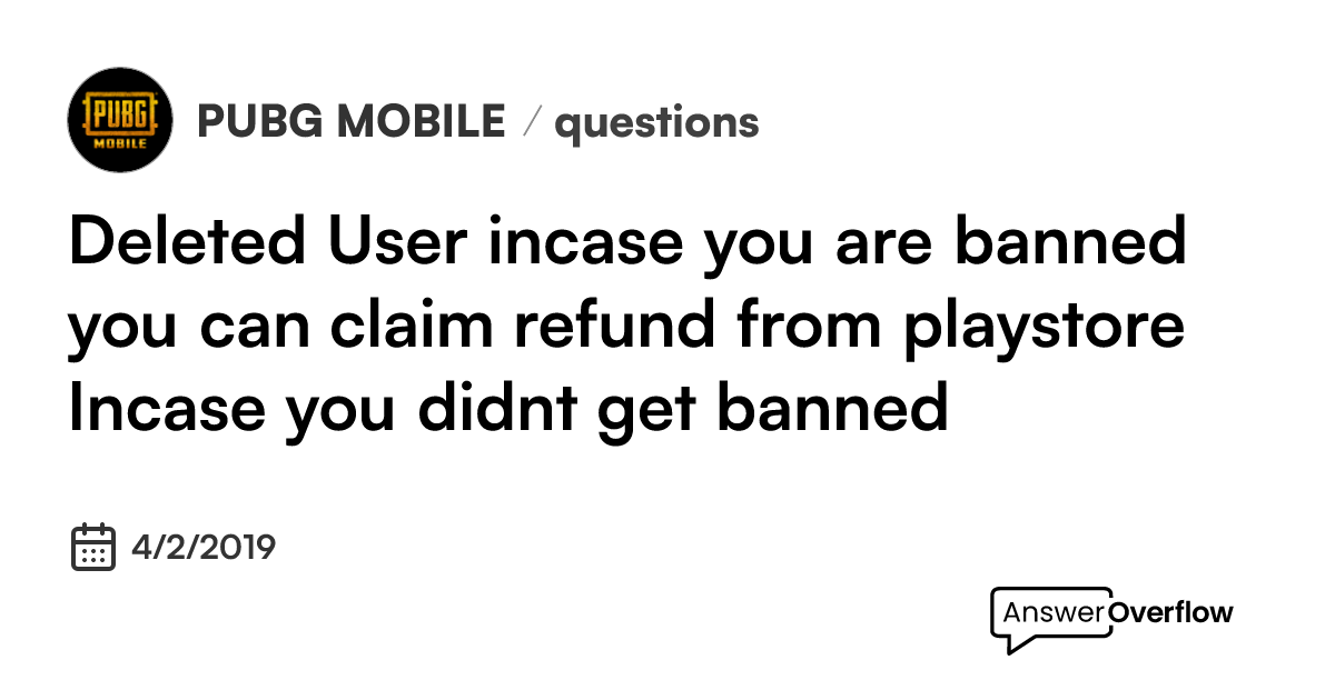 @Deleted User incase you are banned you can claim refund from playstore ...