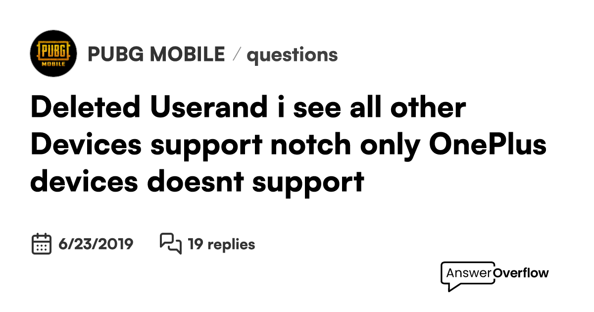 @Deleted Userand i see all other Device's support notch only OnePlus devices doesn't support ...