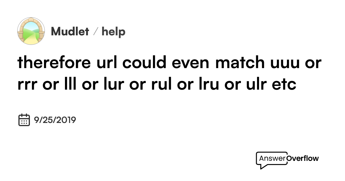 therefore `[url]+` could even match `uuu` or `rrr` or `lll` or `lur` or ...