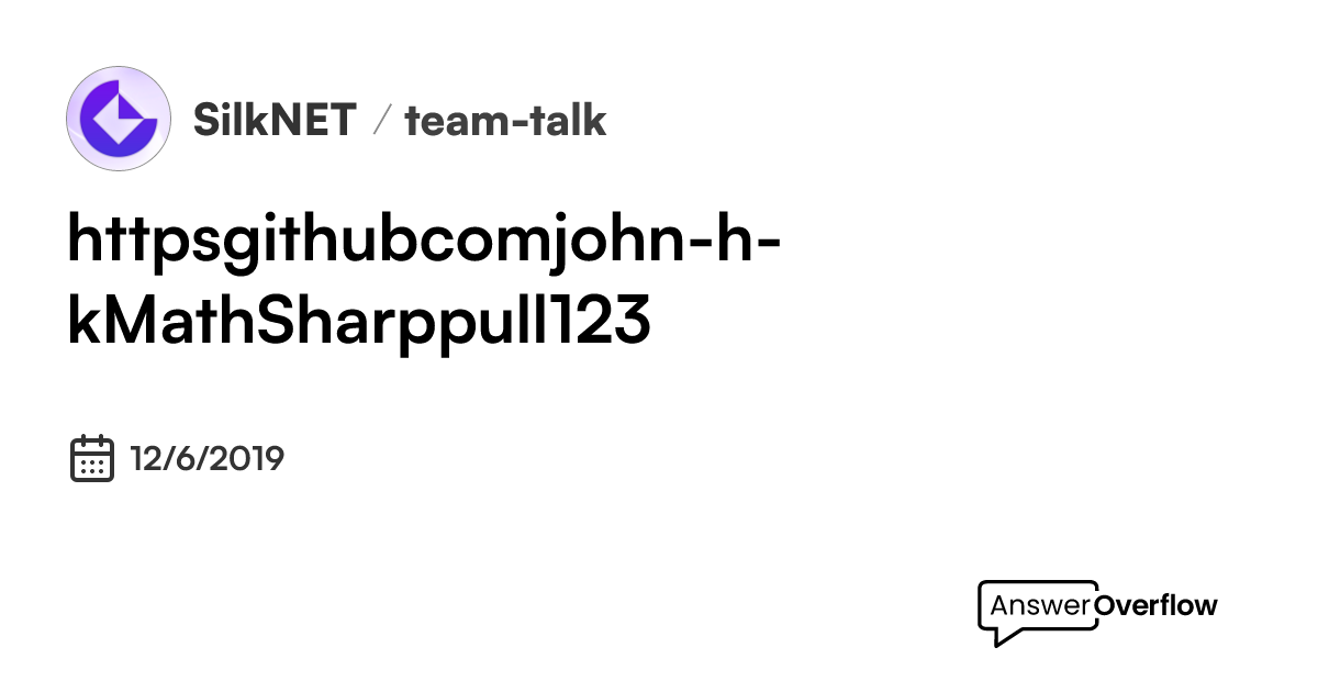 https://github.com/john-h-k/MathSharp/pull/123 - Silk.NET