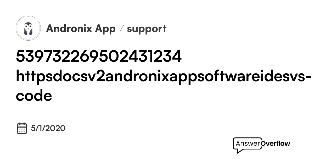 @alokdebnath https://docsv2.andronix.app/software/ides/vs-code - Andronix App