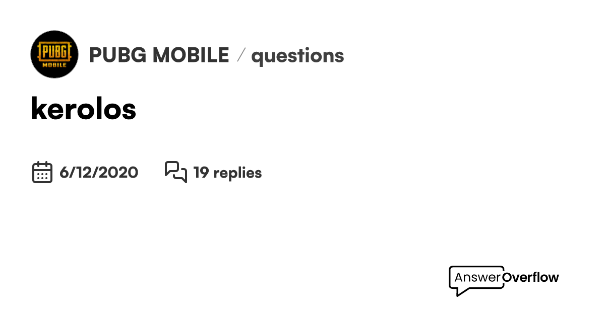 @kerolos: - PUBG MOBILE