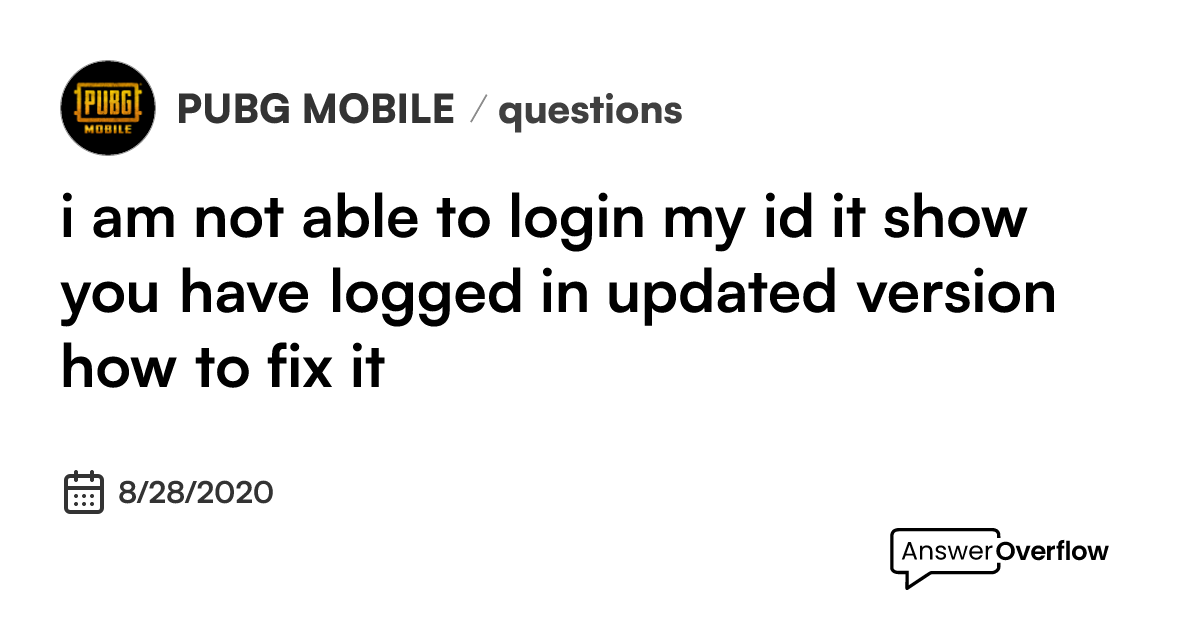 i am not able to login my id it show you have logged in updated version ...