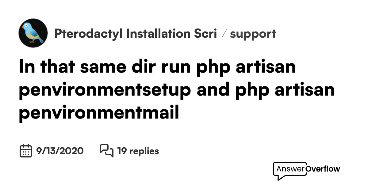 In that same dir run ```php artisan p:environment:setup``` and ```php artisan p:environment:mail ...