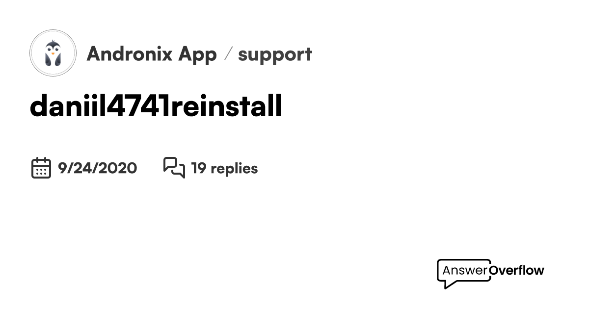 @daniil#4741reinstall - Andronix App