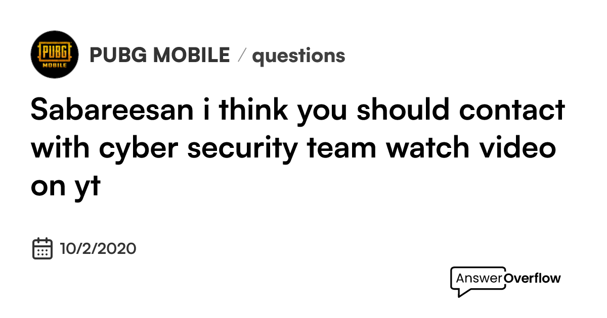 @Sabareesan i think you should contact with cyber security team watch ...