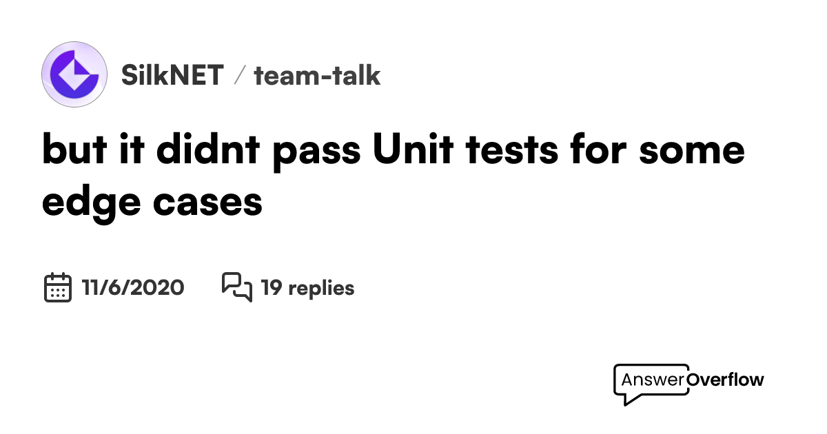 but it didn't pass Unit tests for some edge cases - Silk.NET